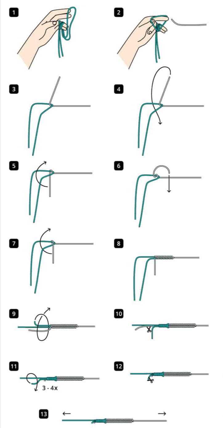 The 3 best braid connection knots: steps and tips